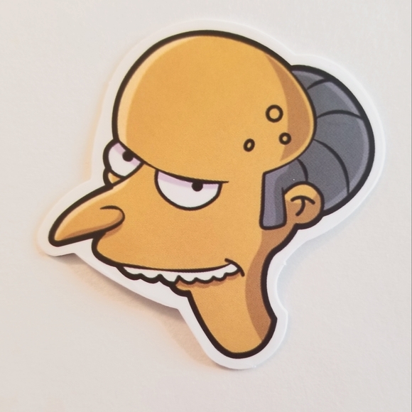 Design | 110 The Simpsons Mr Burns Sticker | Poshmark